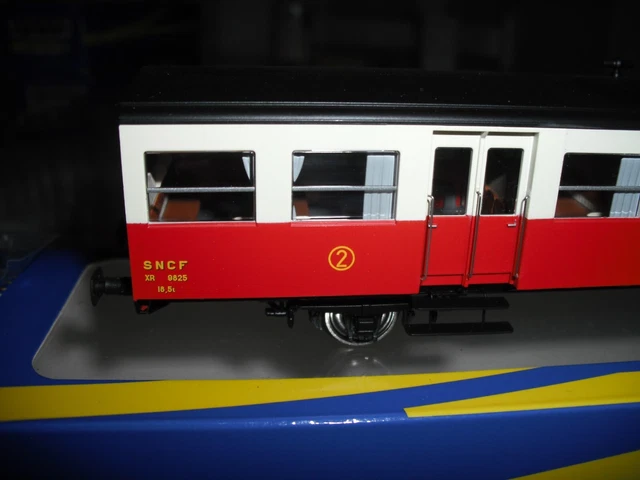 REMORQUE 2È CL pour autorail ex-SUD-OUEST SNCF REE vb-156 HO DC EUR 66 ...