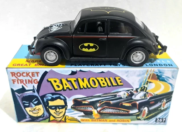 BATMAN 1:32 VW Beetle Mock-Up BATMOBILE Diecast Model Car in Repro ...