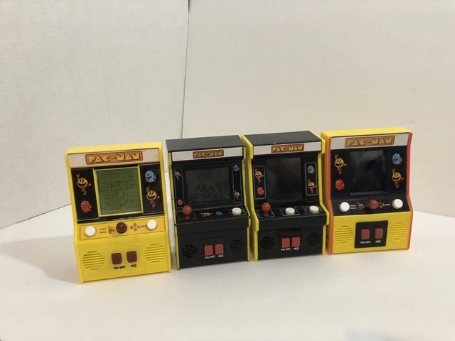 PAC-MAN MINI GAME Arcade Machine Handheld Retro Classic TESTED Lot 4 ...