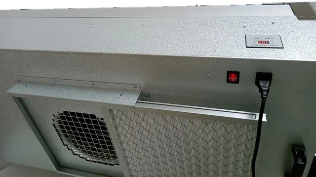 LAMINAR FLOW HOOD HEPA Filter 24" x 48" 120V 99.9996% Efficiency Clean ...