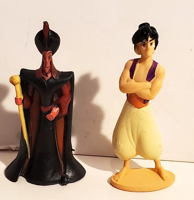 DISNEY HEROES & Villains Series Aladdin Jafar Character Pvc Figure Cake ...