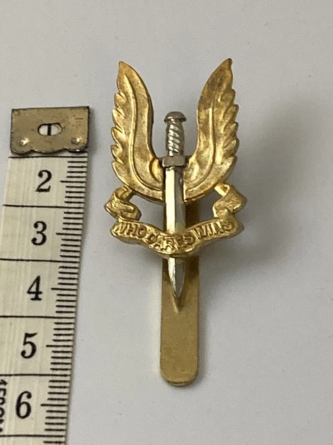 SAS (SPECIAL AIR Service) original Officers Cap Badge. £30.00 - PicClick UK