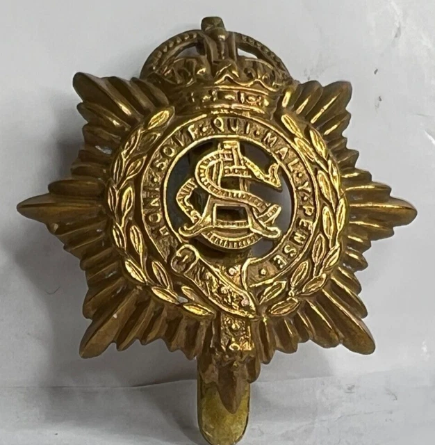 WW1 WWI ARMY Service Corps Brass Cap badge 44x43 mm EUR 20,11 - PicClick IT