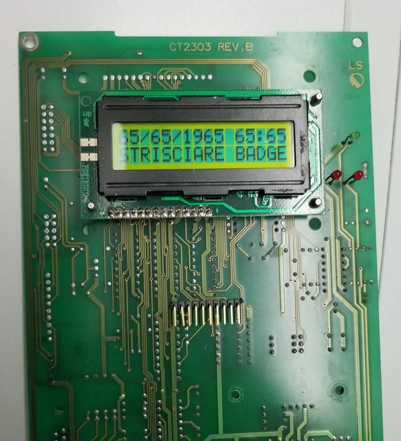 SCHEDA DI AUTOMAZIONE Retro Con CPU Z80 Vintage Anni '80 x Timbratura ...