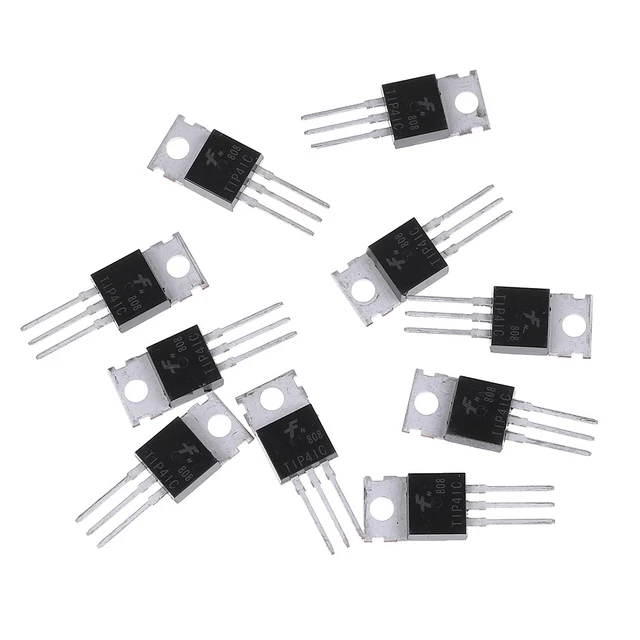 10X TIP41C TIP41 NPN transistor TO-220 new and high quality SFG $7.24 ...