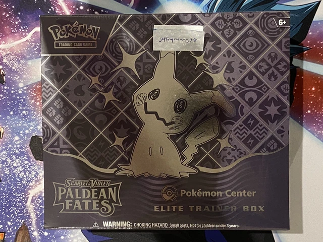 POKÉMON PALDEAN FATES Pokemon Center Exclusive Elite Trainer Box ETB #1 ...