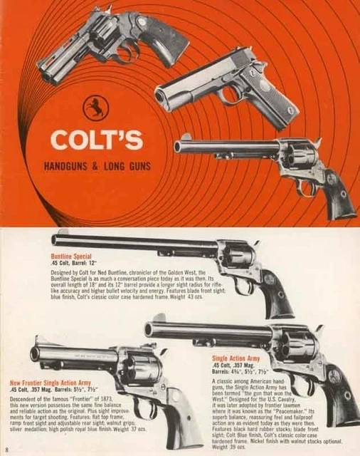 COLT 1970 RIFLES, Pistols and Revolvers EUR 15,17 - PicClick DE
