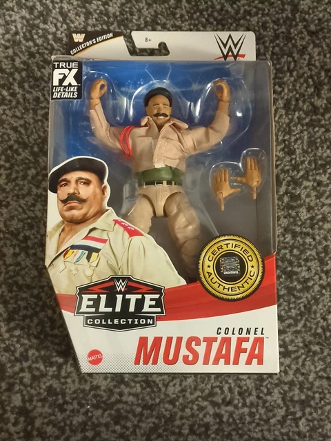 WWE ELITE COLLECTORS Edition Colonel Mustafa £19.90 - PicClick UK