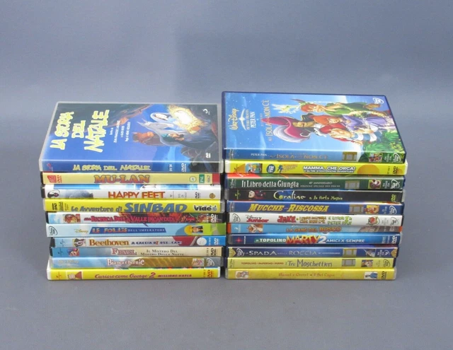 LOT DISCS CARTOONS Animated DVD Walt Disney Universal Dream Works $150. ...