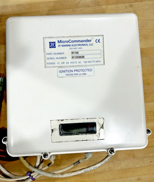 MICROCOMMANDER 91102 ZF Marine Electronic Actuator - Used $1,900.00 ...