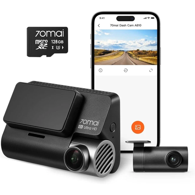 70MAI NEW 4K Dash Cam A810 Front and Rear ,Built in GPS, Smart Parking Guardian £195.00 ...