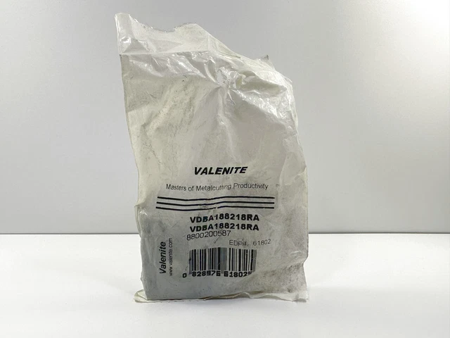 VALENITE VDBA-188-218RA NEW ECON-O-GROOVE Grooving/Cut-Off Head EDP ...
