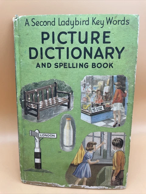 LADYBIRD KEY PICTURE Dictionary Second Words Spelling Vintage Kids Book ...
