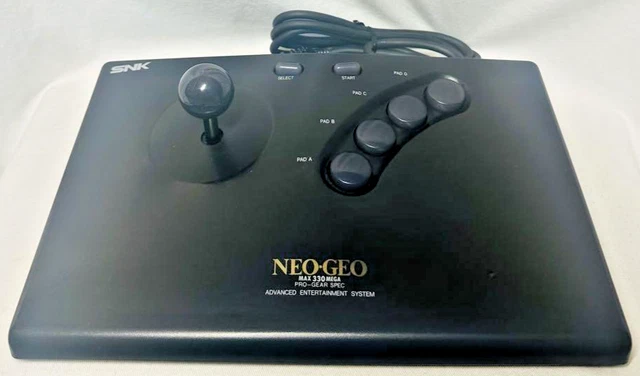 NEO GEO CONTROLLER Joystick Arcade stick Max 330 Mega "Très Bon État ...