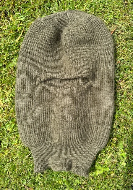 WW2 POW BRITISH Heavy Wool Balaclava.from Red Cross Parcel.original. £ ...