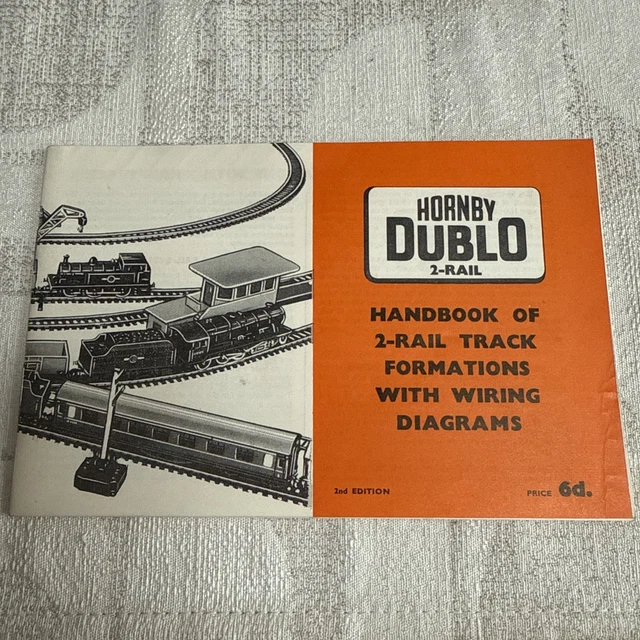 HORNBY DUBLO 2-RAIL MODEL RAILWAYS TRACK PLANS & WIRING DIAGRAMS BOOK ...