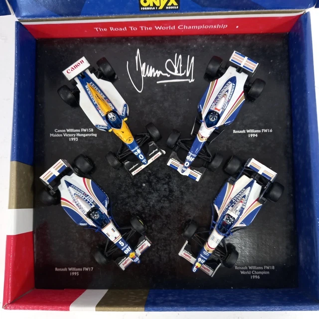 ONYX FORMULA 1 Model Set Damon Hill Model World Champion 1996 Limited ...