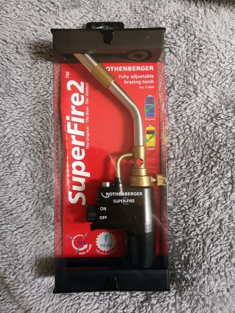 ROTHENBERGER SUPER FIRE 2 Brazing Torch: Soldering/Welding/Plumbing, 3 ...