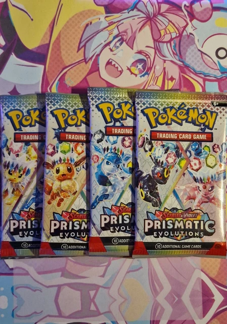 POKEMON TCG - Prismatic Evolutions - 3x Booster Packs - Fast Shipping ...