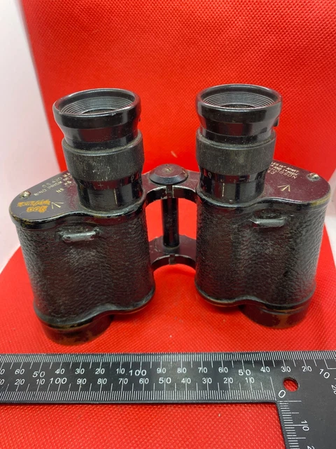 WW2 BRITISH ARMY 1942 Dated Field Glasses with Graticules / WD Marked ...