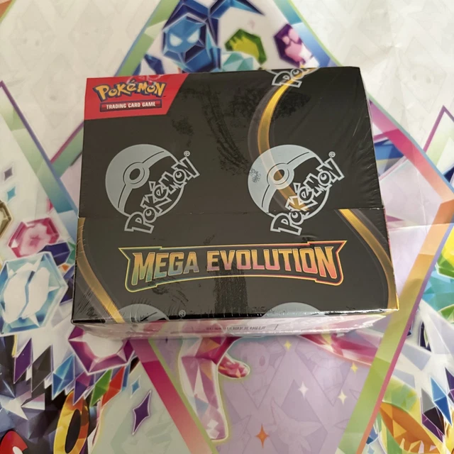 POKÉMON TCG MEGA Evolutions Full Booster Box 🌟| 36 PACKS | SEALED | £ ...