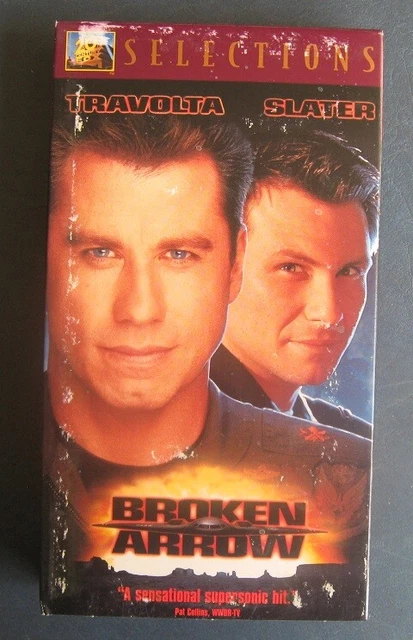 BROKEN ARROW (VHS 1997) John Travolta, Christian Slater, Samantha ...