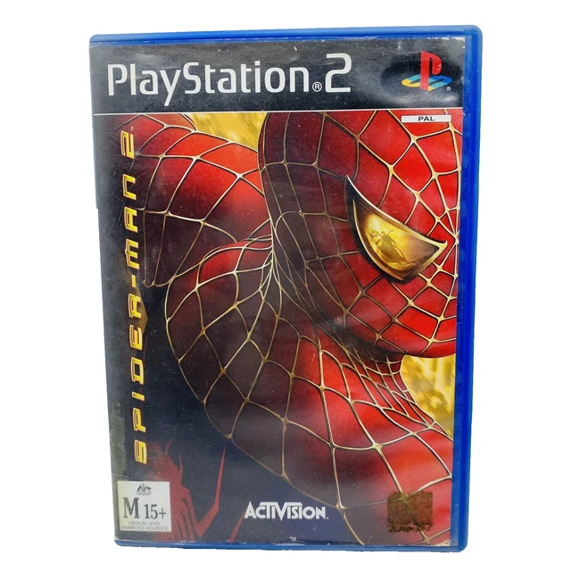 SPIDER-MAN 2 PS2 Playstation 2 Video Game Tobey Maguire Kirsten Dunst ...