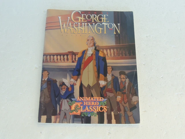 VINTAGE ANIMATED HERO Classics: George Washington Activity Book only $7 ...