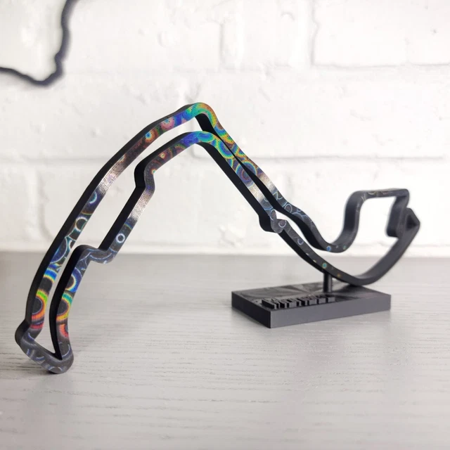 F1 CIRCUIT RACE Tracks 2025, Display Décor on stand, with holographic ...