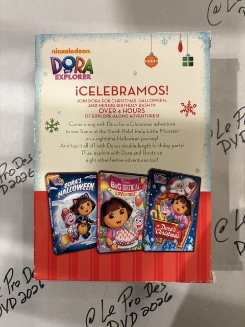 CELEBRATE WITH DORA 3 DVD Gift Set DVD - E3 £20.47 - PicClick UK