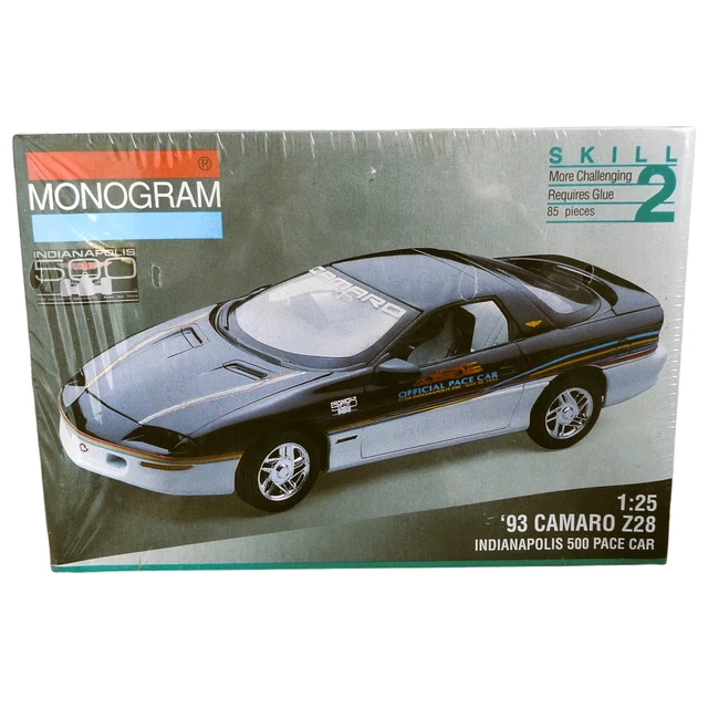 REVELL-MONOGRAM MODEL CAR Kit 93 Camaro Z28 Indy 500 Pace 2964 1:25 ...