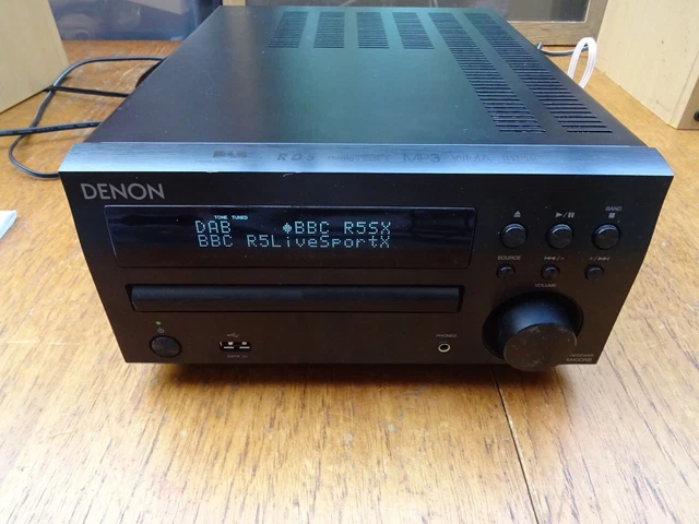 DENON RCD-M40DAB MICRO HI-FI CD Receiver With power Lead Ariel & Remote ...
