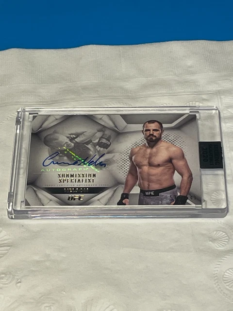 GUNNAR NELSON 2020 UFC FRAPPING SIGNATURES AUTO spécialiste des ...