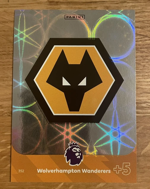 PANINI ADRENALYN XL Premier League 2023/2024 Wolves Crest Card 23/24 £1 ...
