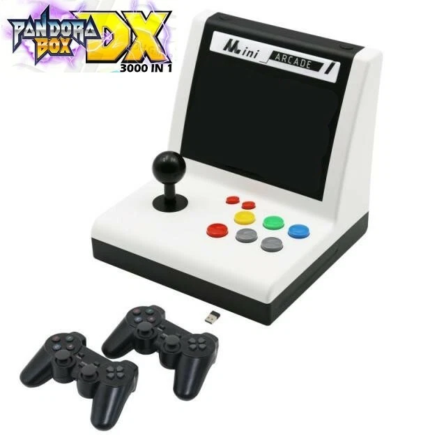 PANDORA BOX 3000 Dx Portable Mini Arcade Bartop Cabinet & Wireless ...