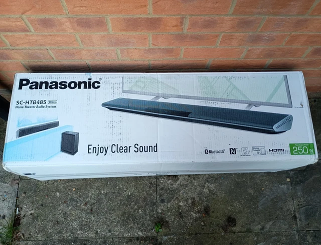 PANASONIC SC-HTB485 2.1CH Soundbar 250W Bluetooth HDMI Dolby Digital ...