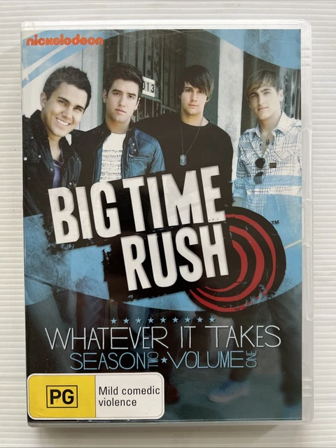 2 DISC DVD - BIG TIME RUSH Whatever it Takes Season Two - Volume One 1 ...