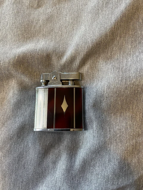 VINTAGE CONTINENTAL CMC Fluid Automatic Tortoise Shell Cigarette ...