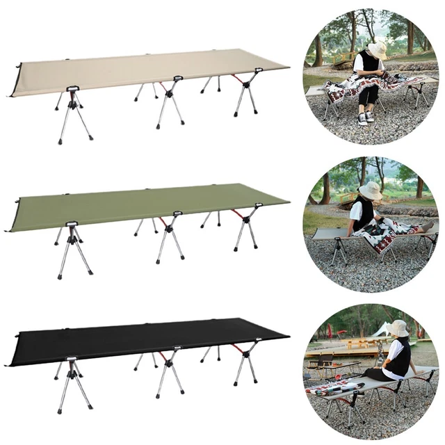 FOLDING BED TEMPORARY Bed Convenience Excellent Air Permeability Hiking ...