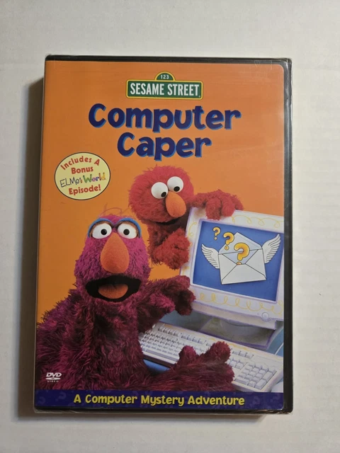 SESAME STREET COMPUTER Caper DVD Kids Show Elmo, Learning NEW SEALED ...