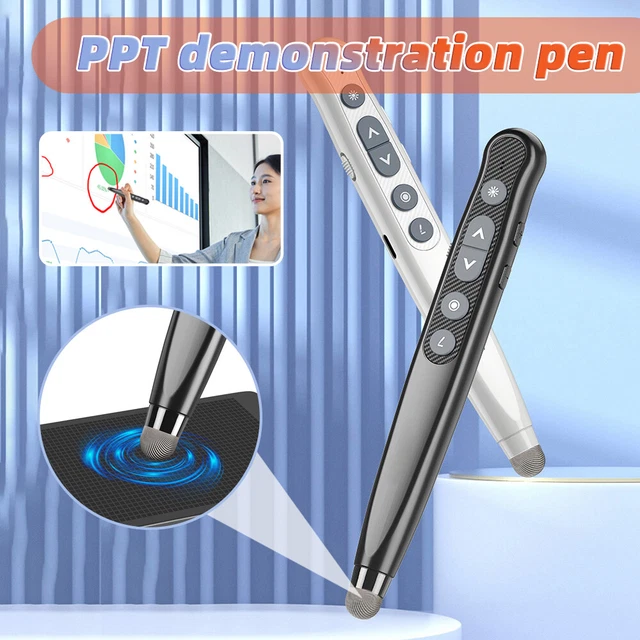 POWERPOINT PRESENTATION USB PPT Presenter Pointer Clicker with Touch ...
