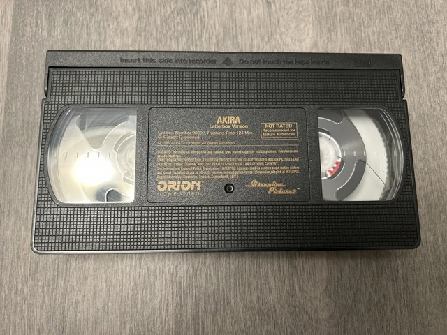 AKIRA (1988) VHS Letterbox Edition Streamline Pictures 1994 English ...