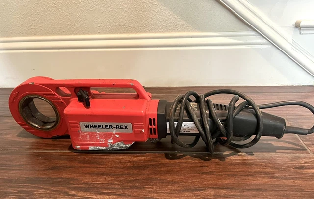 WHEELER REX POWER Drive Pipe Threader Model 640 with 12r adapter Great ...