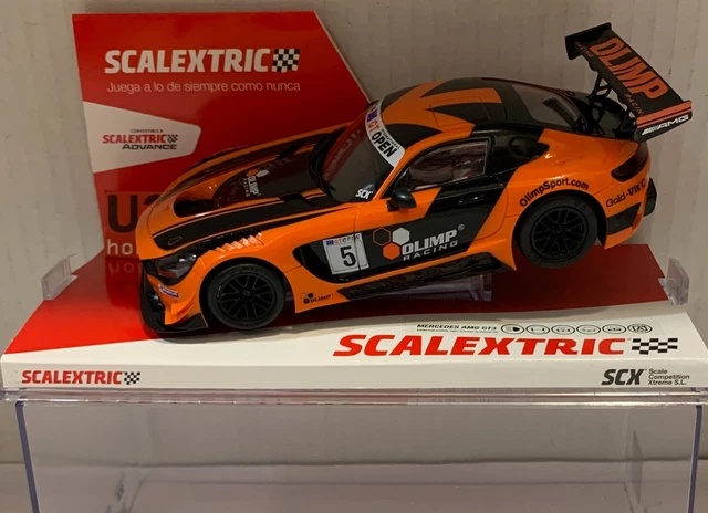 SLOT CAR SCX scalextric U10493S300 Mercedes AMG GT3 #5 Olimp Racing ...