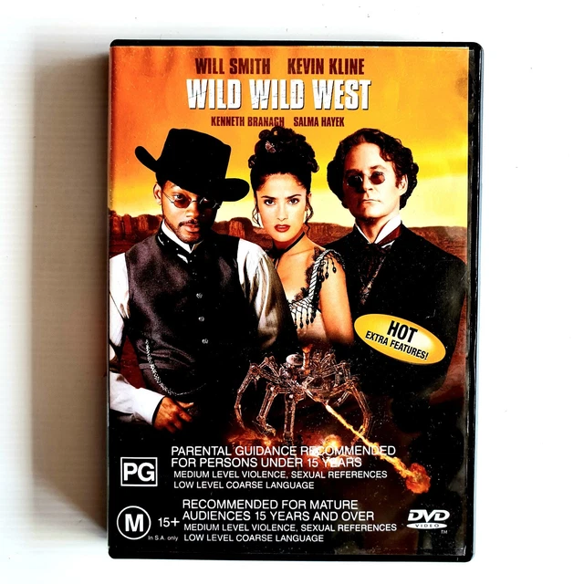 WILD WILD WEST DVD 1999 Sci-Fi Western, Will Smith, Salma Hayek, Region ...