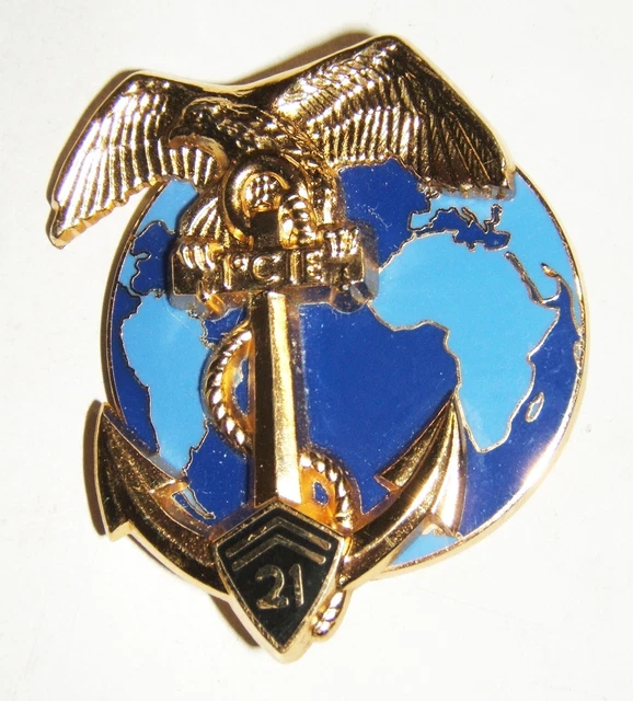 INSIGNE 21° RIMA - 21° REGIMENT D'INFANTERIE DE MARINE - 1° COMPAGNIE - Balme EUR 8,00 - PicClick FR