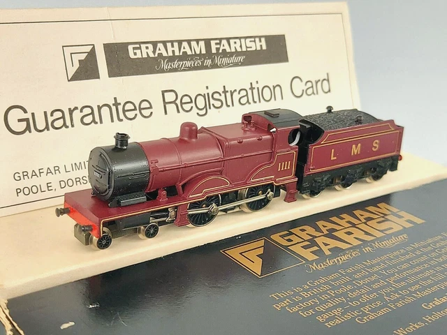 GRAHAM FARISH N Gauge No. 1201 L.M.S. Class 4P Tender Locomotive 1111 ...