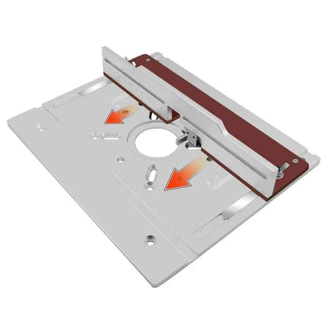 ROUTER TABLE INSERT Plate Aluminium Tenoning Sliding Fence Wood Milling ...