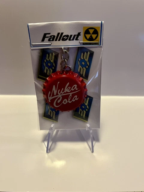 FALLOUT - NUKA cola Bottle Cap - Key Ring / Bag Tote £4.99 - PicClick UK