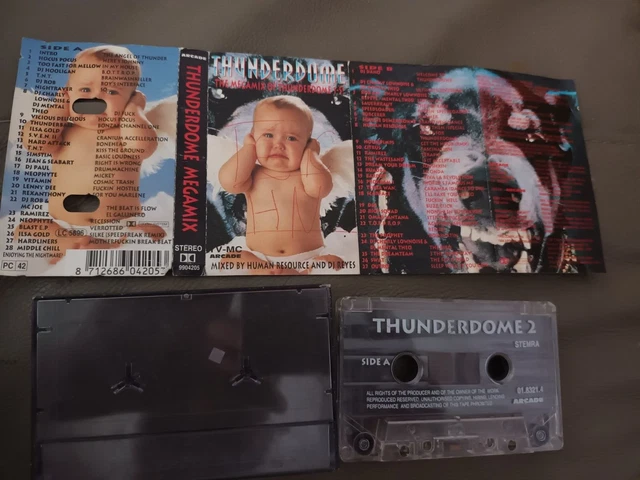 CASSETTE DE THUNDERDOME 2 avec la jaquette de thunderdome megamix EUR 1 ...